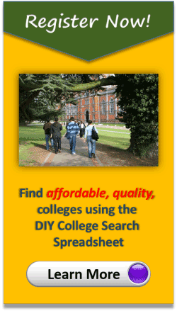 Diy college search spreadsheet. – Do It Yourself College Rankings